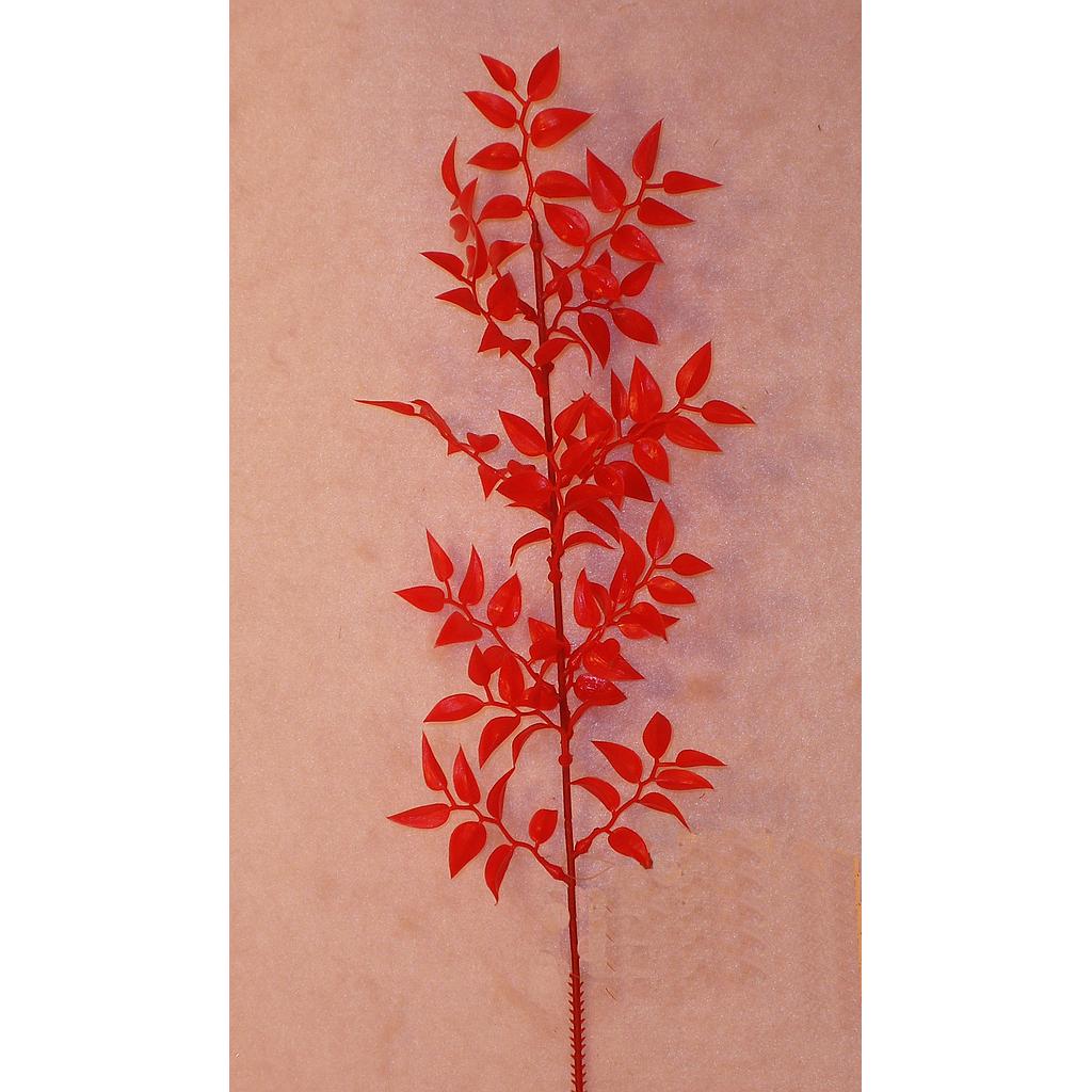 18" RUSCUS SPRAY RED PLASTIC | Hanken